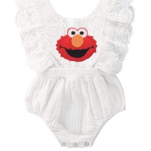 boutique | One Pieces | Elmo Dress Outfit Romper Clothes Jumpsuit ...